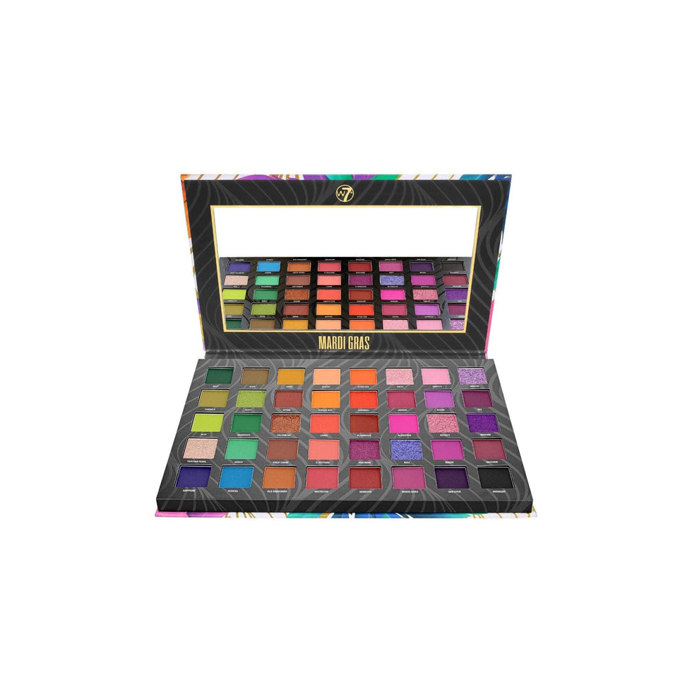 W7 Mardi Gras Pressed Pigment Palette | 40 Colourful Shades – W7 Makeup