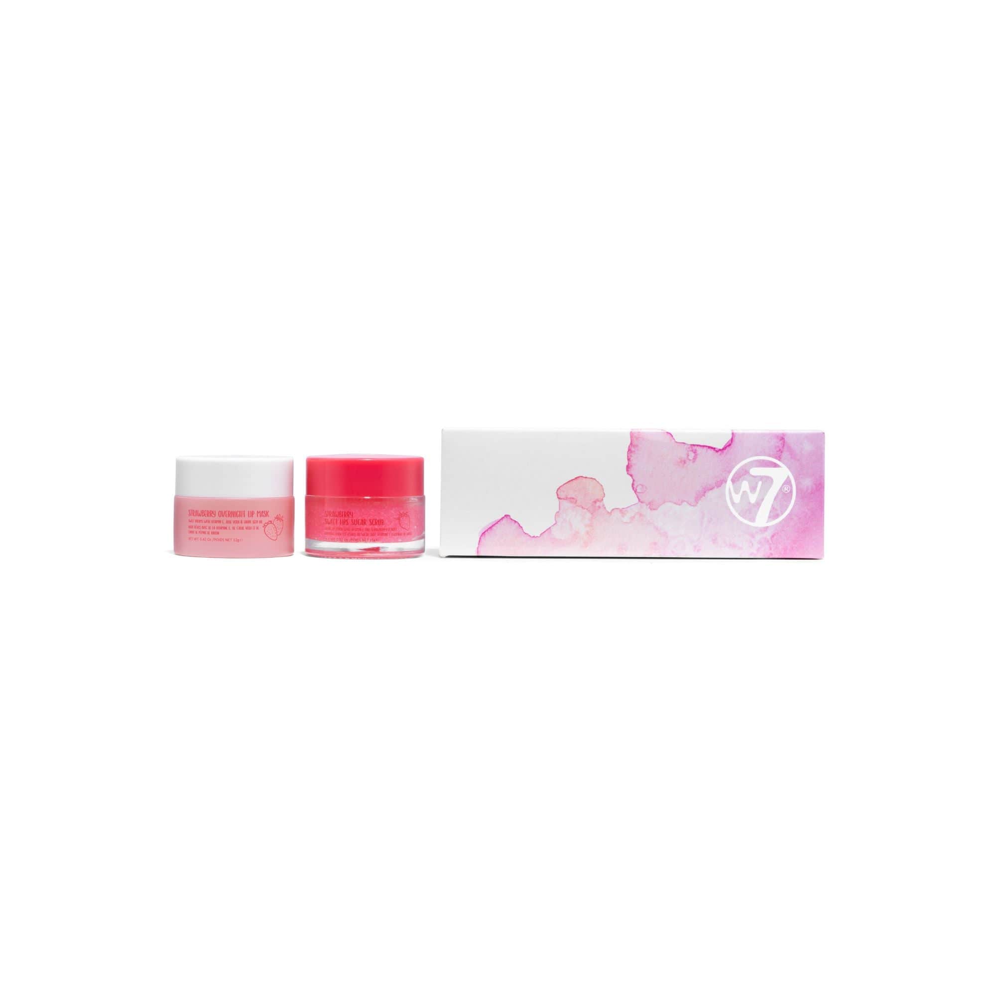 W7 Sweet Dreams Lip Scrub & Lip Mask Duo Gift Set - Strawberry – W7 Makeup