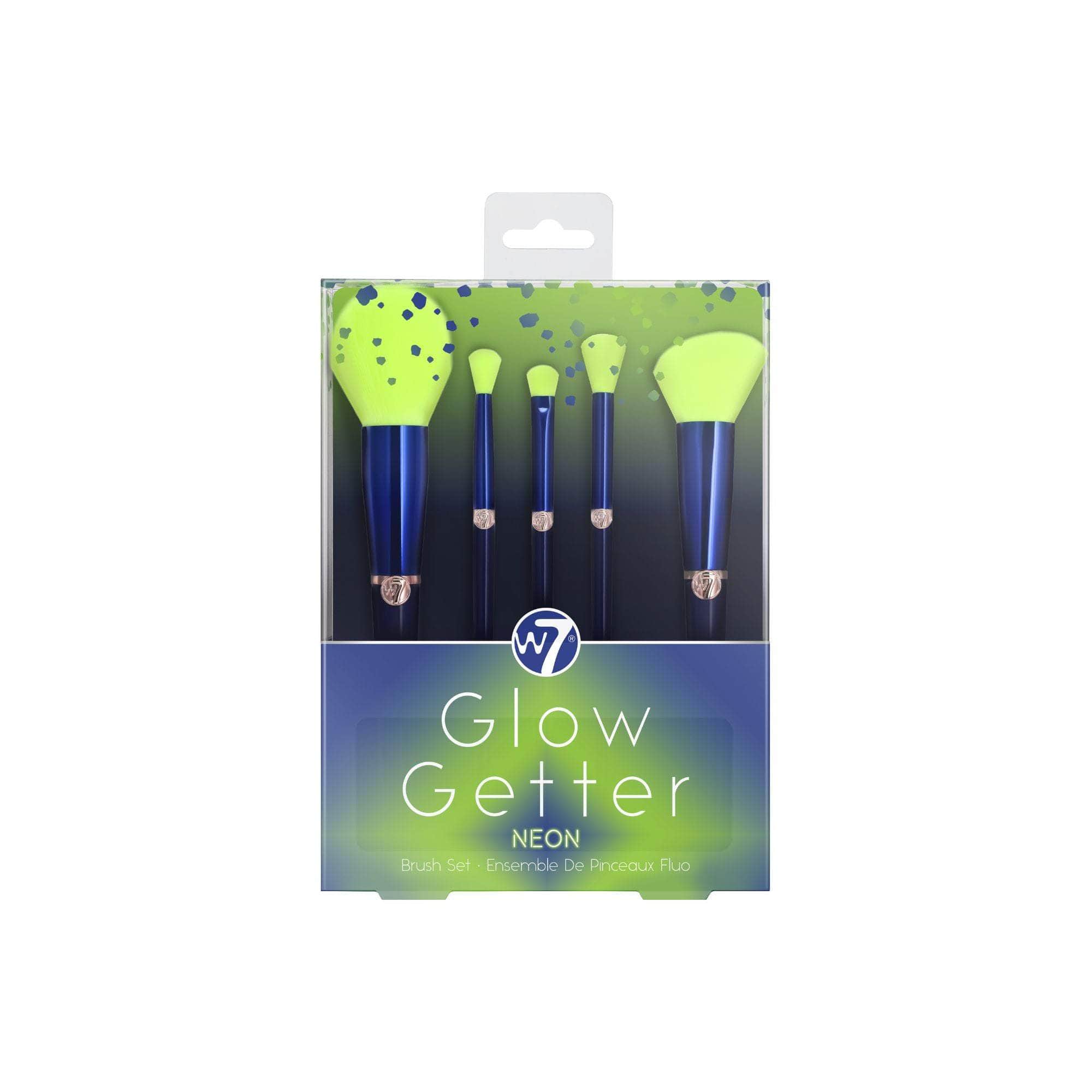 W7 Glow Getter Neon Makeup Brush Set – W7 Makeup