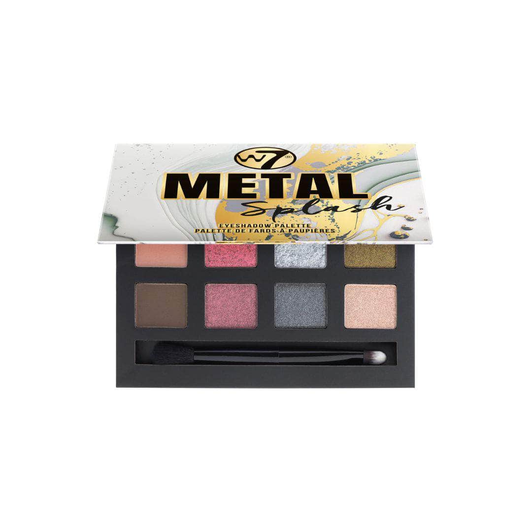 W7 Metal Splash Eyeshadow Palette - W7 Makeup