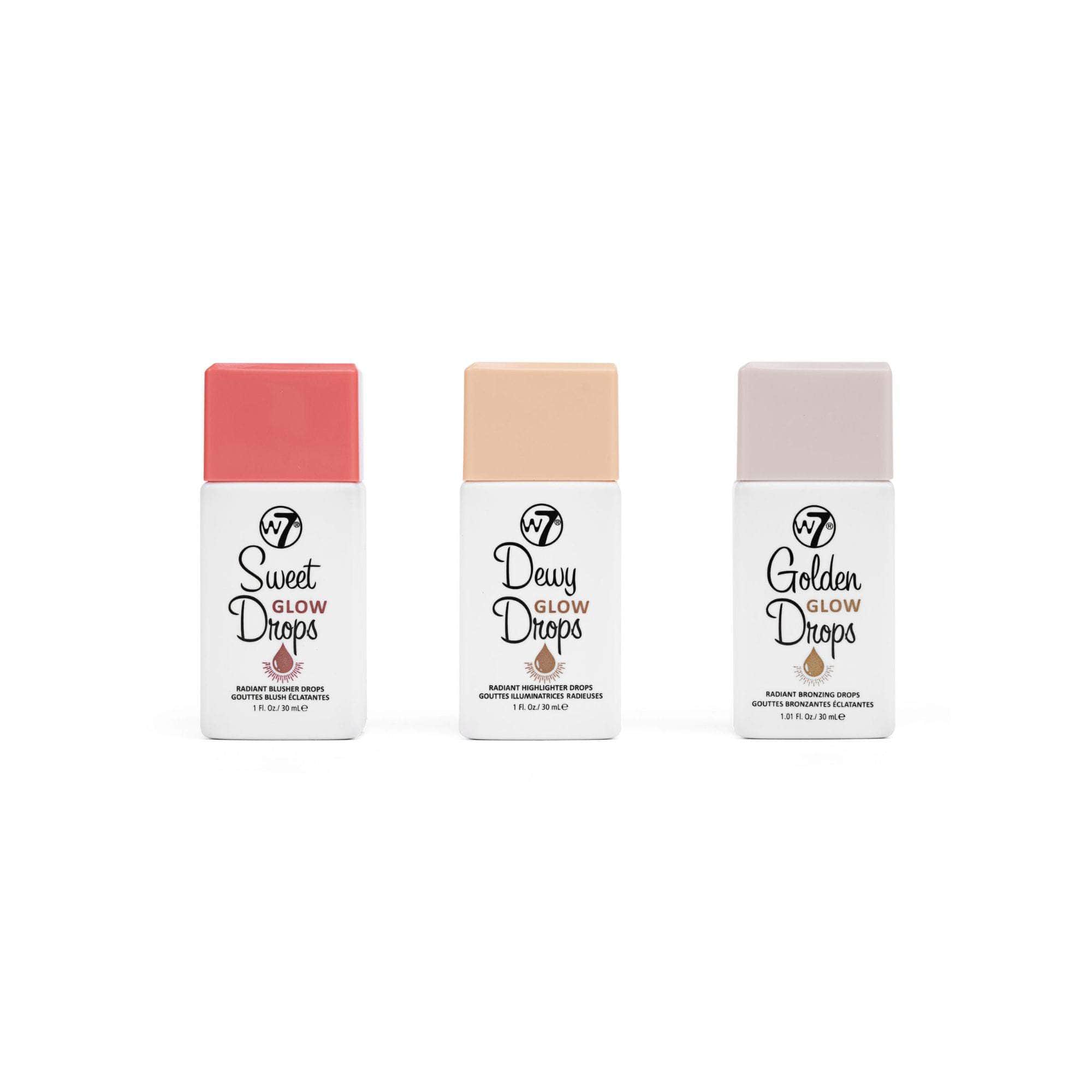 W7 Liquid Glow Drops Trio – W7 Makeup