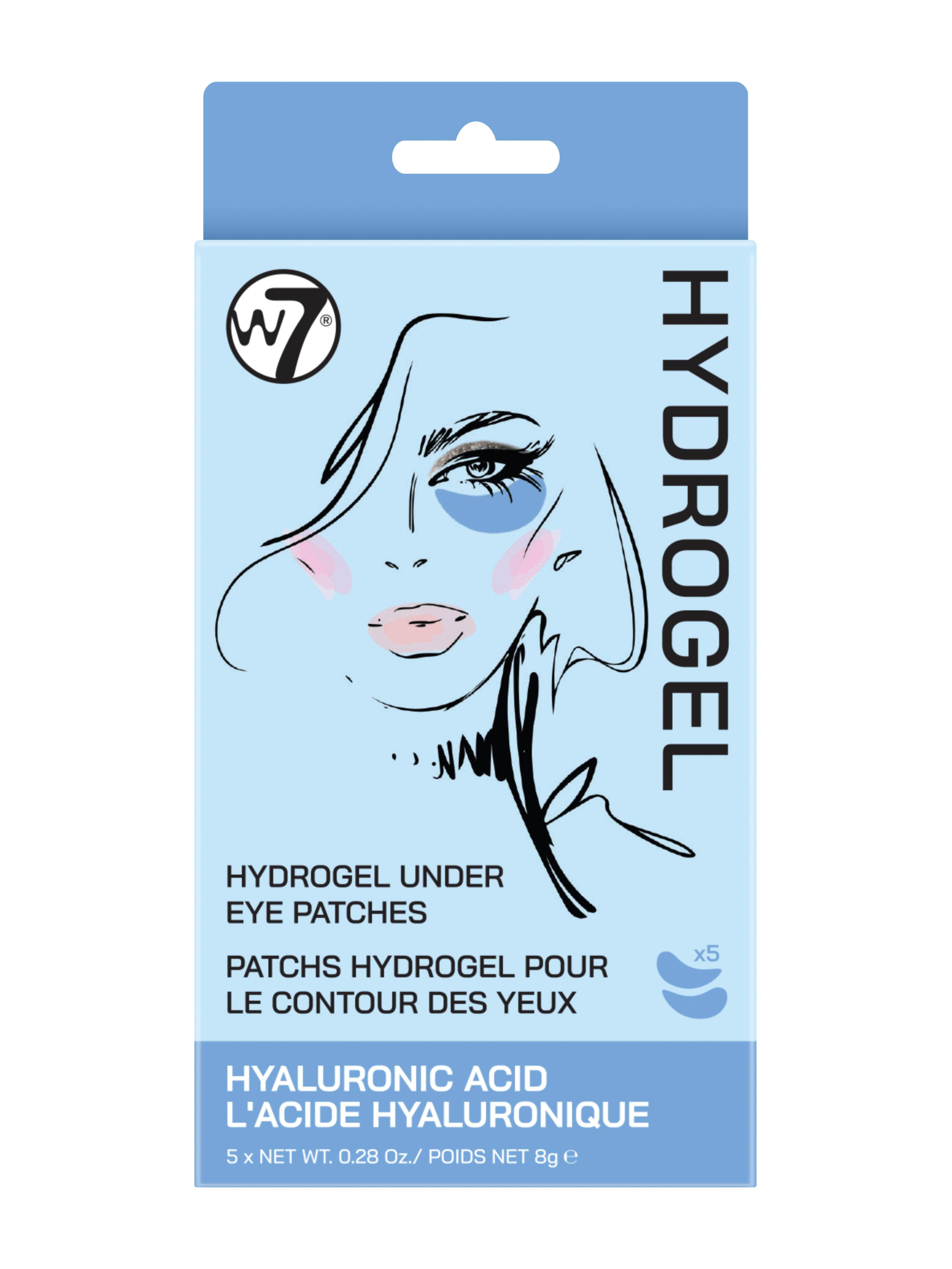 W7 Hydrogel Under Eye Gel Patches - Hyaluronic Acid - W7 Makeup