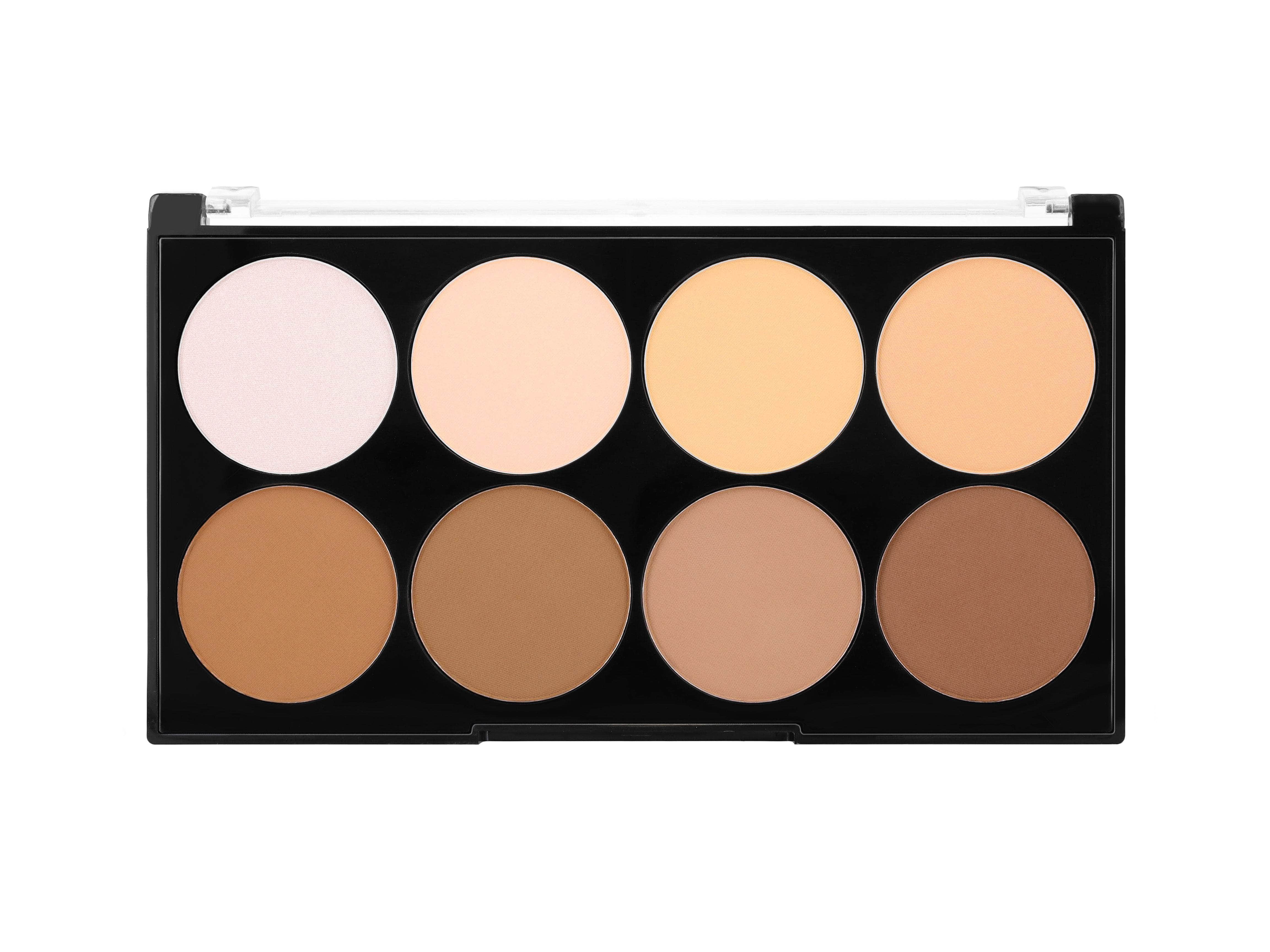 W7 Shape & Glow Highlight & Contour Powder Palette - W7 Makeup
